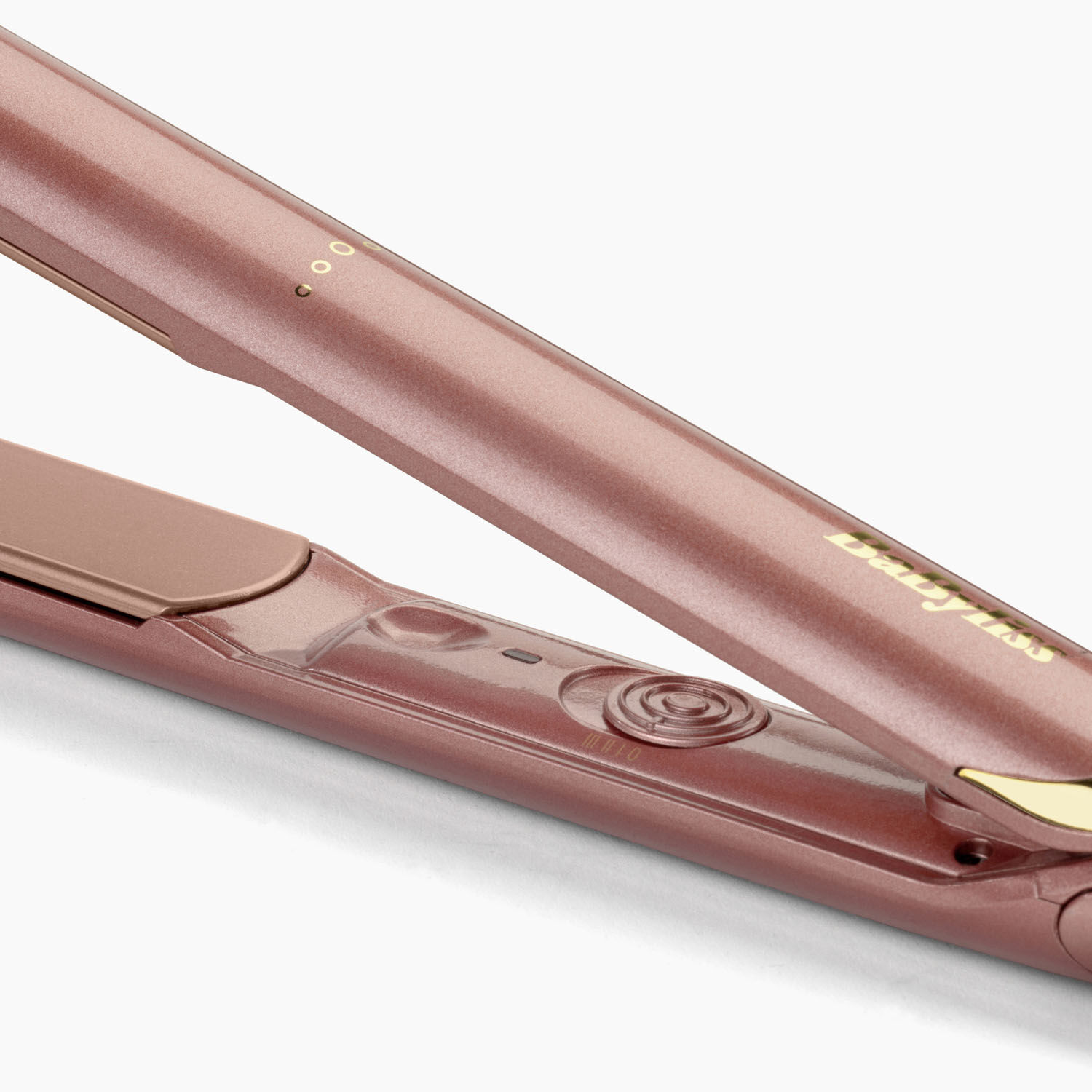 Planchas de pelo - PLANCHA ELEGANCE 235 Champagne Rose 2598PE - Babyliss