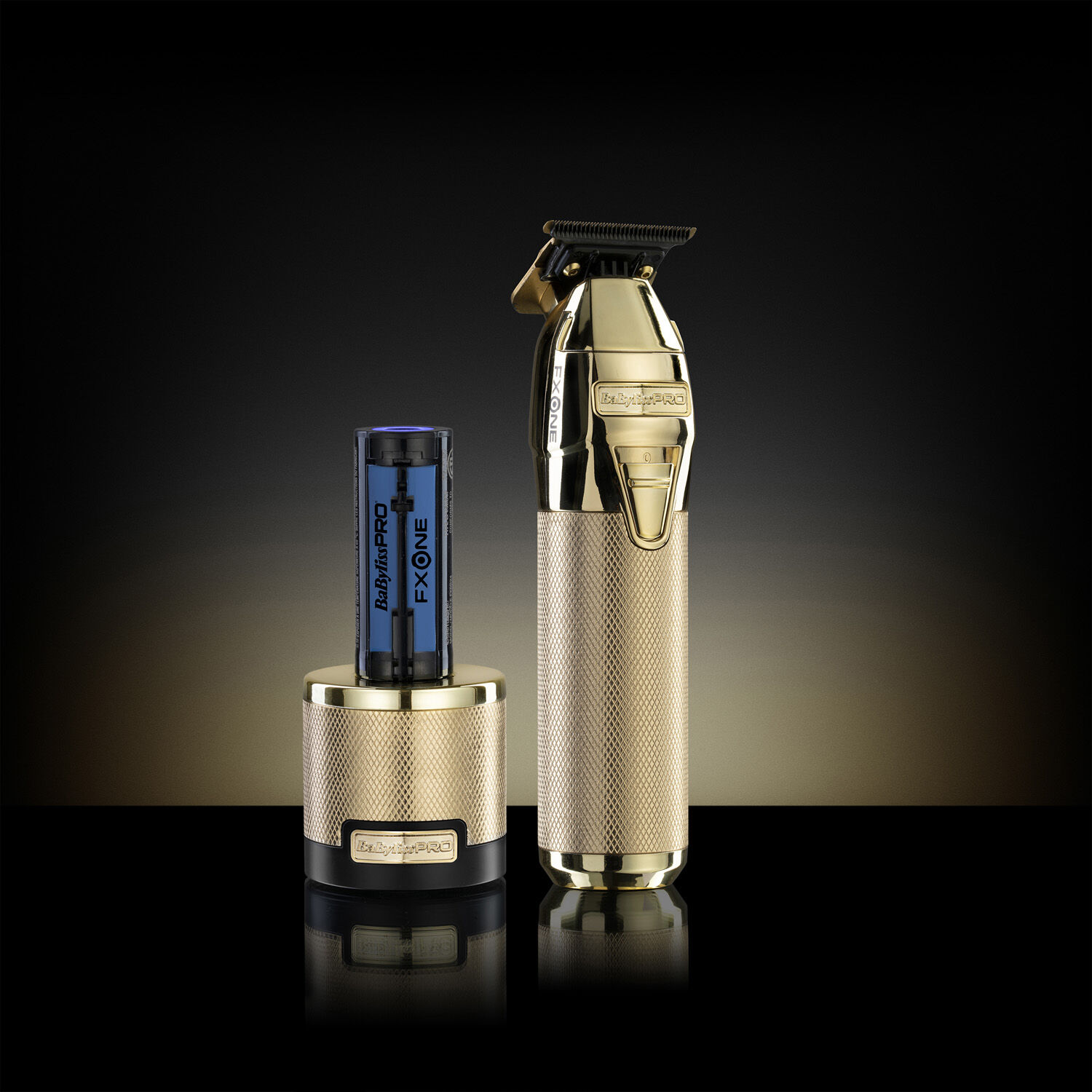 Beard Trimmers - FXONE All-Metal Gold Skeleton Trimmer FX799GE - Babyliss