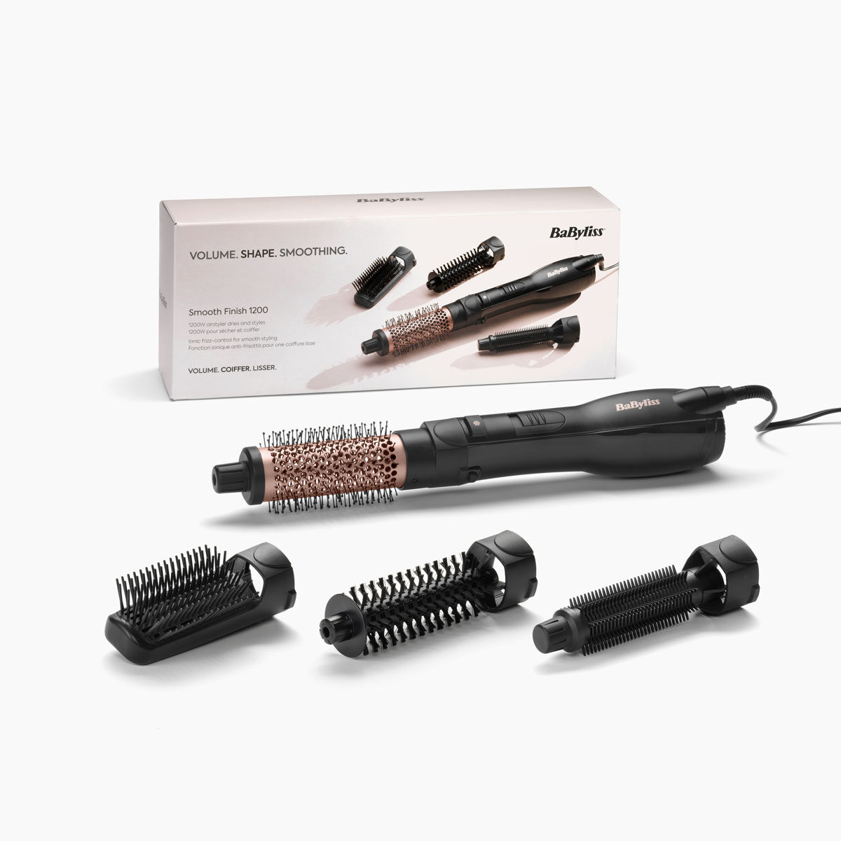 Warmeluchtborstels - Smooth Finish 1200 AS122E - Babyliss