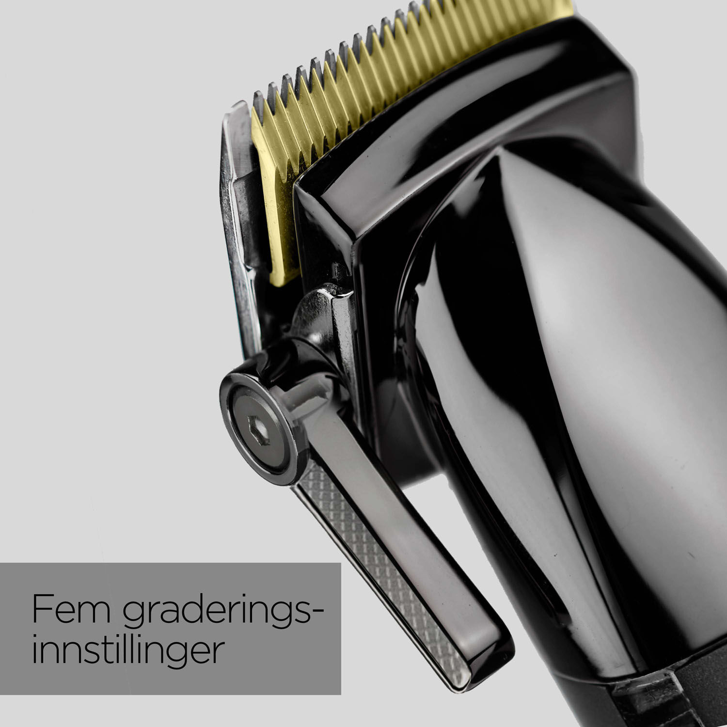 Hårklipper - Super-X Metal Series Cordless Hair Clipper (Black Edition ...