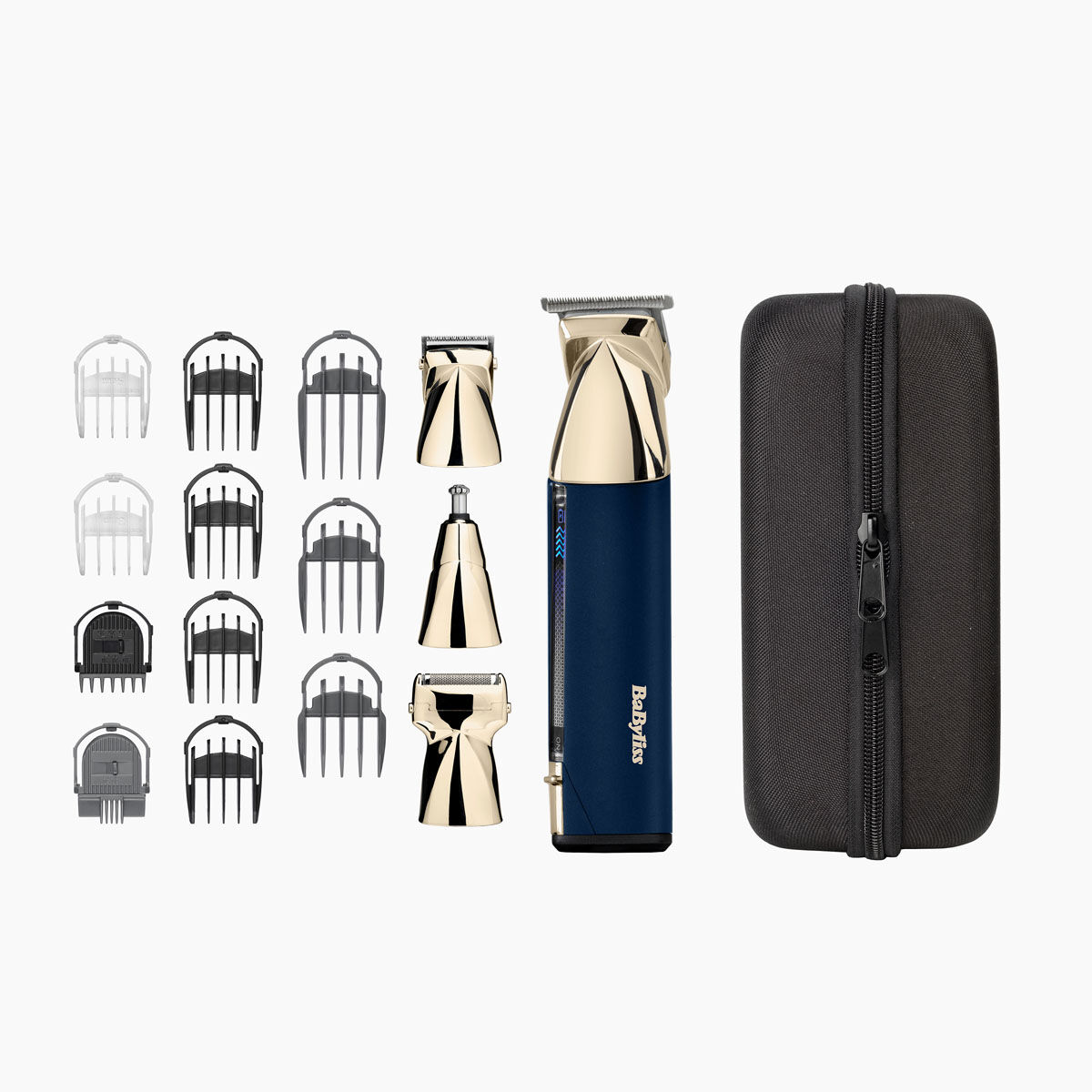 Super-X Metal Series 15 in 1 Multi-Trimmer (Gold/Blue) | MT992U | BaByliss