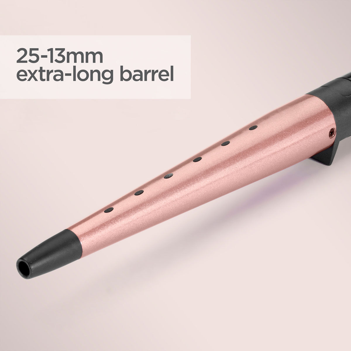 Rose Quartz Conical Curling Wand | BaByliss